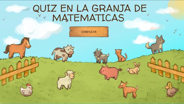 QUIZ EN LA GRANJA DE MATEMATICAS 5A | Genially