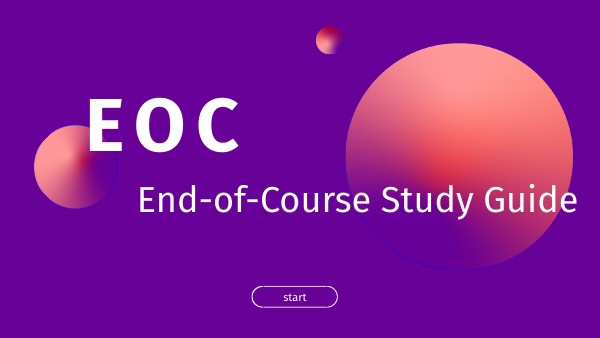 EOC Review | Genially