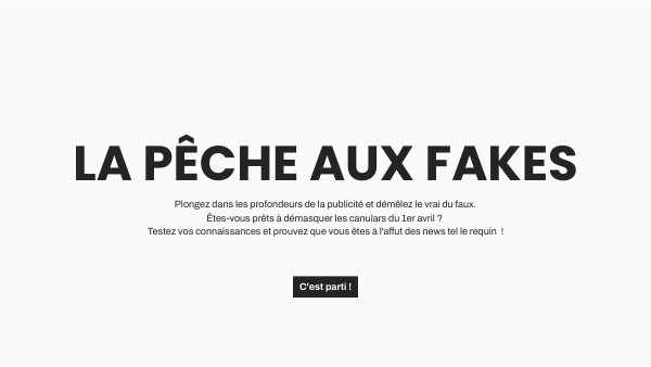 Poisson d'avril ? | Genially