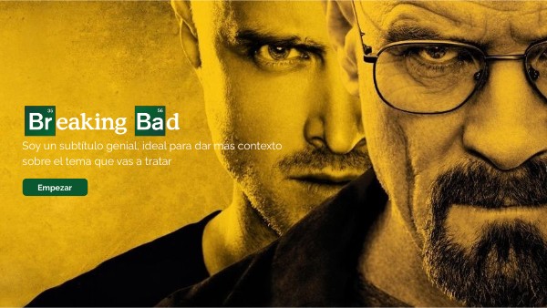 Presentación Breaking Bad | Genially