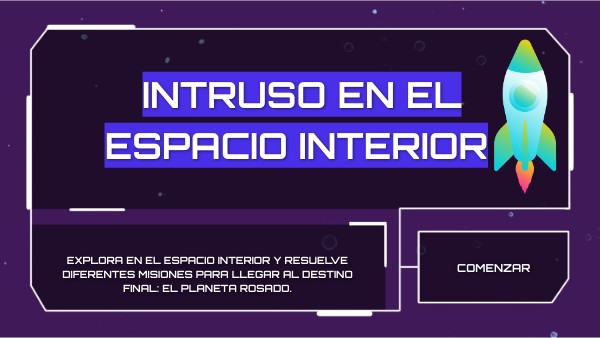 INTRUSO EN EL ESPACIO INTERIOR | Genially