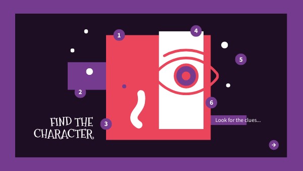 FIND THE CHARACTER | Genially