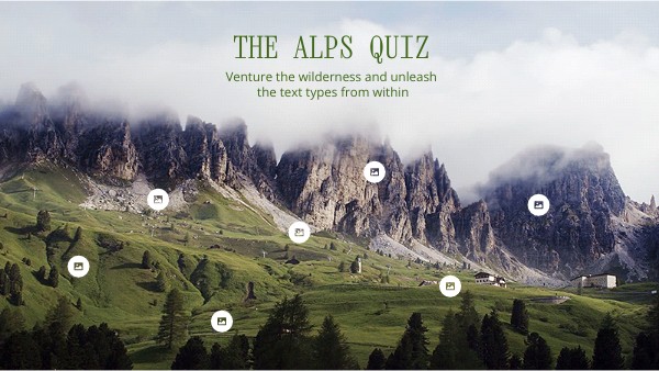 The alps interactive image | Genially