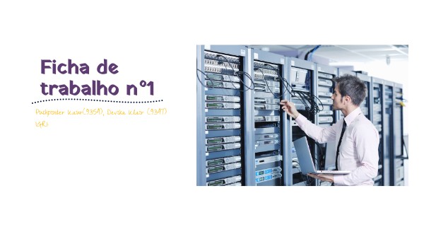 Ficha de trabalho nº1 | Genially