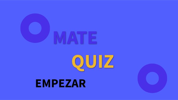 Mate quiz | Genially
