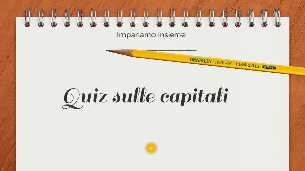 QUIZ SULLE CAPITALI | Genially