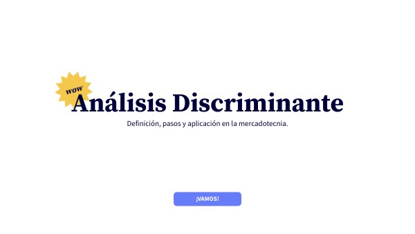 Análisis discriminante