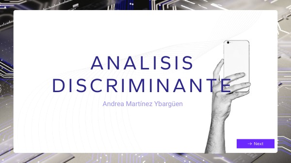 Análisis Discriminante | Genially