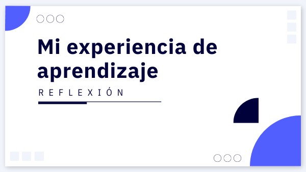 Mi reflexión | Genially