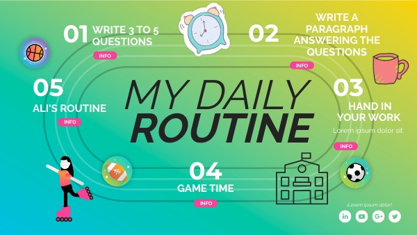 MY DAILY ROUTINE | Genially
