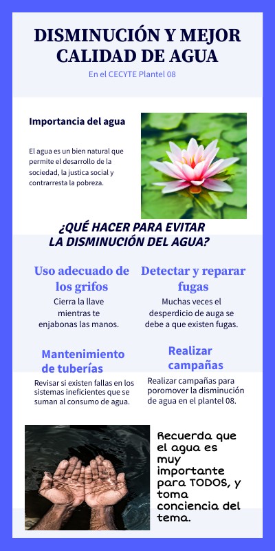 Infografía del agua | Genially