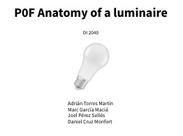 P0F Anatomy of a luminaire | Genially