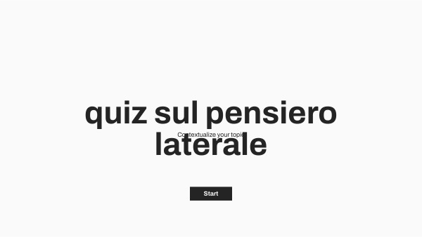 Quiz minimal | Genially