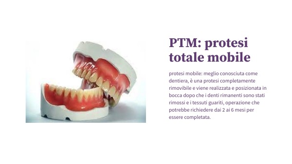 PTM: protesi totale mobile | Genially