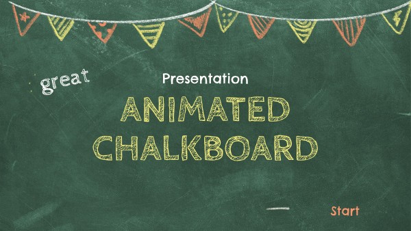 Animated Chalkboard Presentation