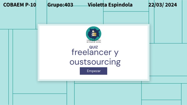 QUIZ FREELANCER Y OUSTSOURCING | Genially