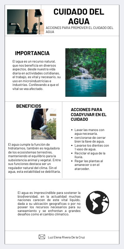 CUIDADO DEL AGUA | Genially