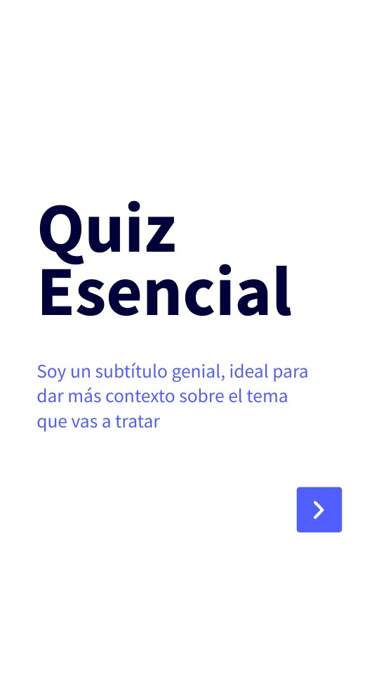 Quiz esencial móvil | Genially