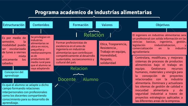 Mapa Conceptual Educación Superior programa academico | Genially