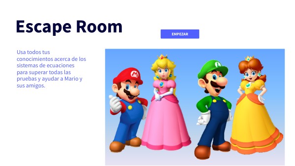 ESCAPE ROOM-MarioBros | Genially