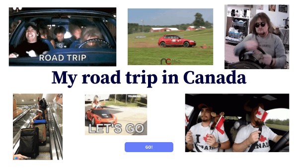 road trip in Canada | Genially