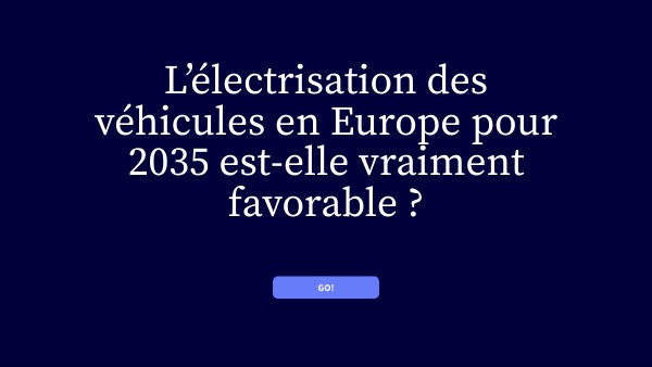 plan 2035 Europe | Genially