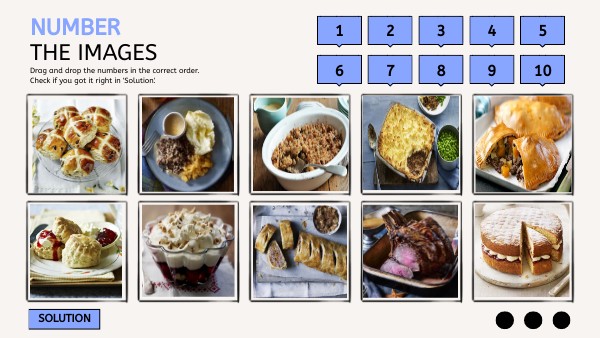 NUMBER THE IMAGES | Genially