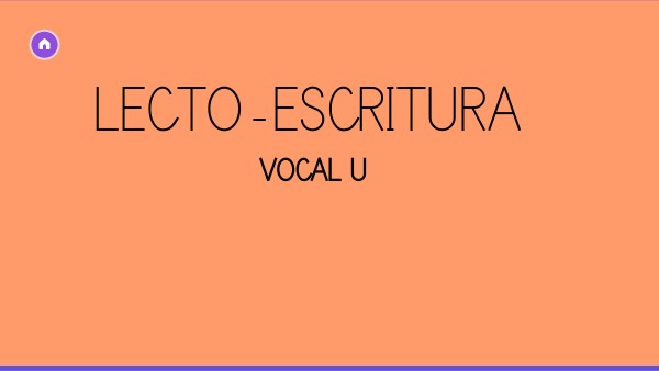 "La vocal u"
