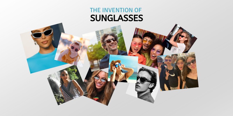The invention of the sunglasses