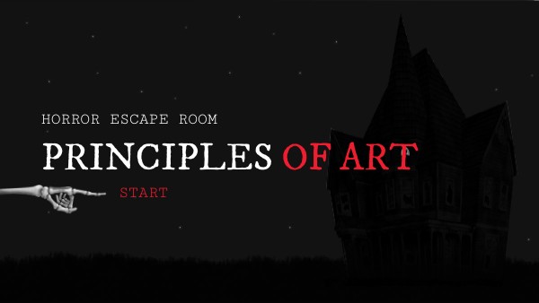 HORROR ESCAPE ROOM: ELEMENTS OF ART | Genially