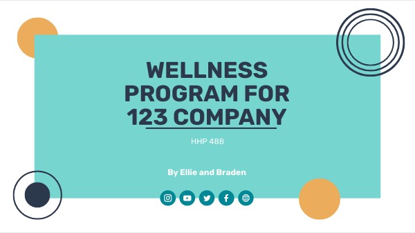 Wellness Program 123 Company | Genially