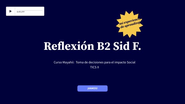 Reflexion B2 Sid F. TICS II