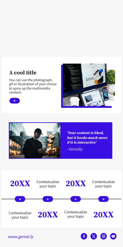 Basic Interactive Infographic | Genially
