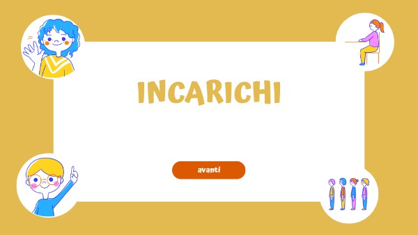 INCARICHI SETTIMANALI 2C | Genially