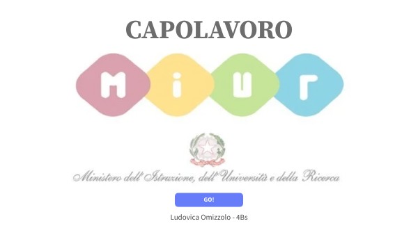 bozza capolavoro miur | Genially