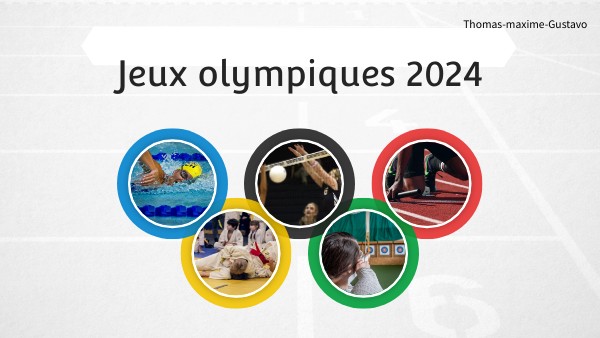 Thomas maxime gustavo JO2024 | Genially