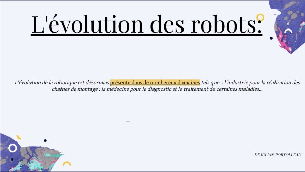 ROBOT HORIZONTAL INFO | Genially