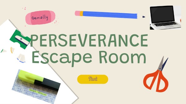 Perseverance Escape Room | Genially