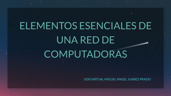 ELEMENTOS DE UNA RED | Genially