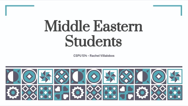Middle Eastern Students | Genially