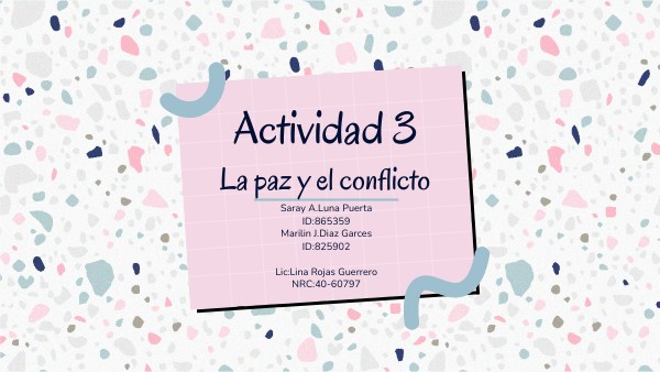 Estrategias para la construcción de la práctica de la paz | Genially