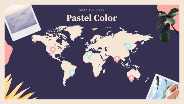 PASTEL COLOR MAP | Genially