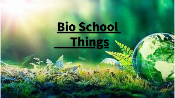 Bio School Things