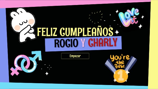 CUMPLEAÑOS ROCIO Y CHARLY | Genially