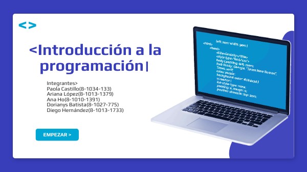 Introducción a la programación | Genially
