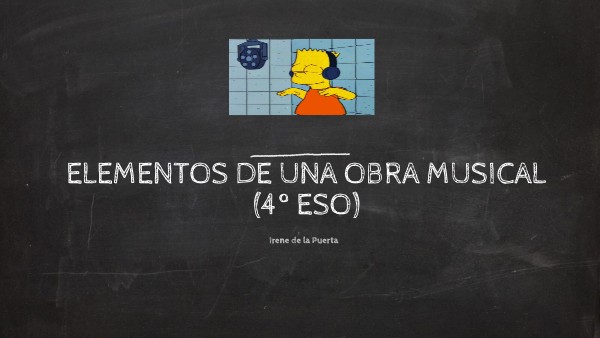 ELEMENTOS DE UNA OBRA MUSICAL | Genially