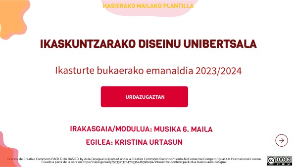 Euskera - DUA Inicial | Genially