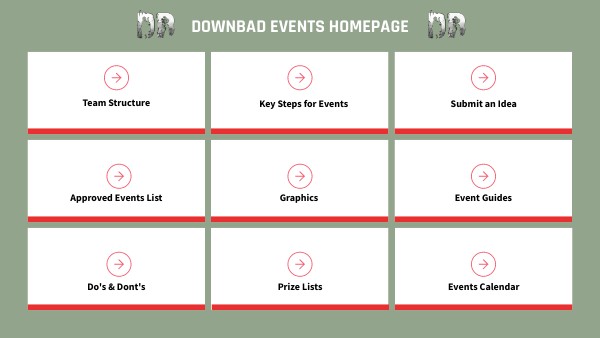 Downbad Events | Genially