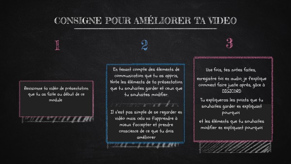 Présentation tableau noir | Genially