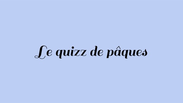 PASTEL QUIZ